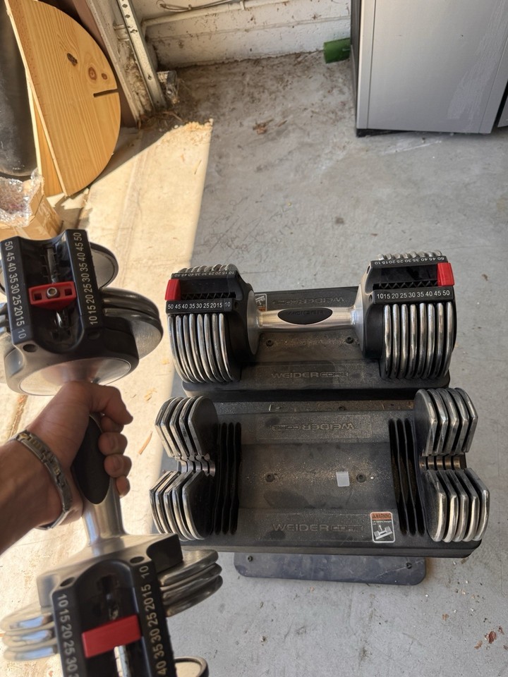 Adjustable Dumbbells with Stand Weider Core LOCAL PICKUP ONLY | eBay