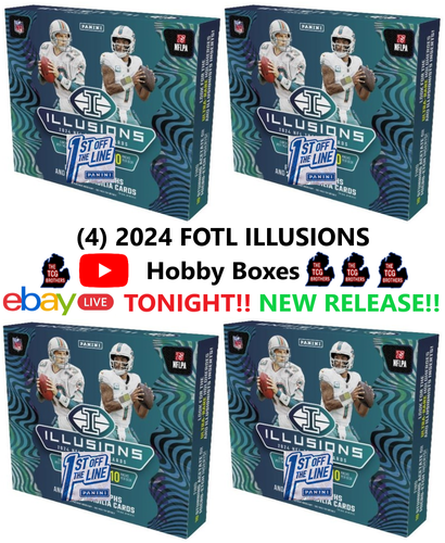 Houston Texans Break 757 FOTL ILLUSIONS 2024 Football Hobby Box x4 | eBay