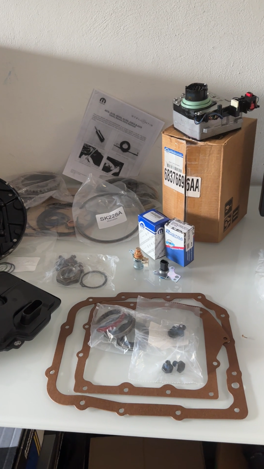 Chrysler 62TE Transmission Banner Rebuild Kit with Pump Torque ...