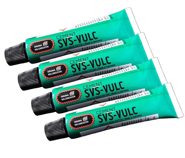 4 Tubes Rema Svs-vulc Tube Patch Vulcanizing Cement 5 Gram (7 Ml) for ...