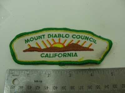 VTG BOY SCOUTS PATCH - MOUNT DIABLO COUNCIL CAILFORNIA | eBay