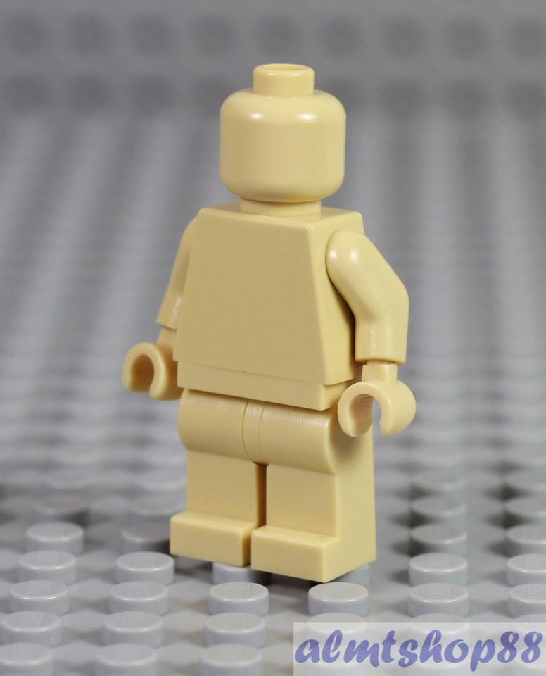 LEGO - Monochrome Minifigure - Genuine Brand Plain Solid Torso Legs ...