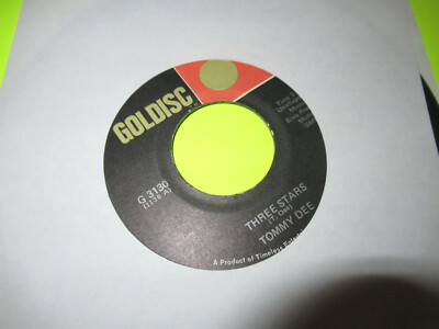LARRY HALL SANDY / TOMMY DEE THREE STARS 45 7" EX | eBay