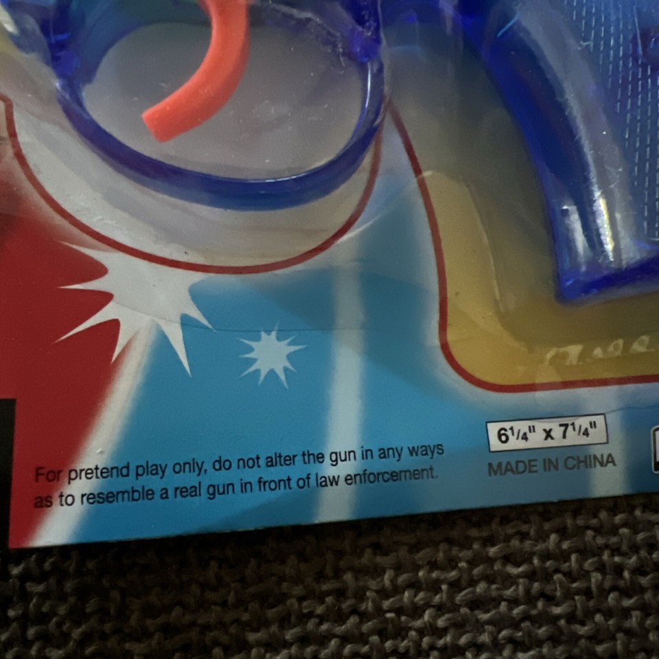 NEW Hunson SUPER X Cap Gun SNUB NOSE 8-SHOT RING CAPS TOYS Vintage | eBay