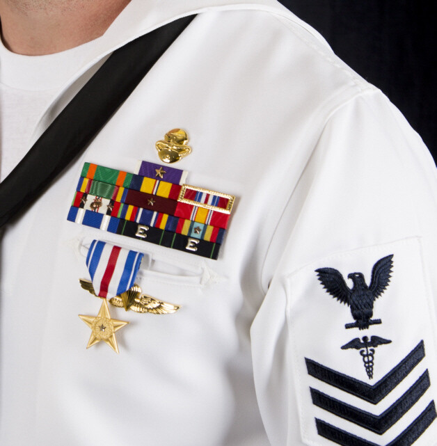 1st CLASS PETTY OFFICER PO1 REGULATION SILVER HAT PIN US NAVY E6 CROW ...