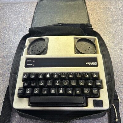 Minicom II TTY TDD by Ultratec (Includes Powercord) Tested/Works From ...