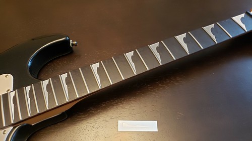 Shark Fins #4 Fretboard Marker Vinyl Decals Inlays for Any Guitar 30 ...