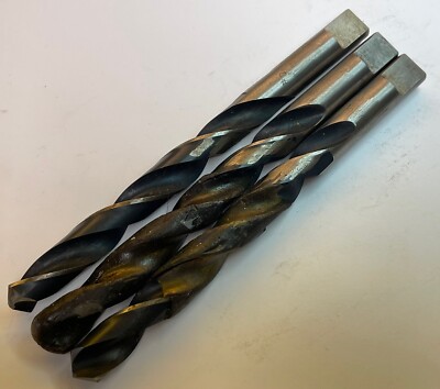 Machine Drill HS 0.550” Straight Shank USA Qty.3 (24A160) | eBay
