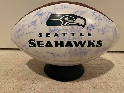Seattle Seahawks 2004 Team Signed Football w/ COA | eBay