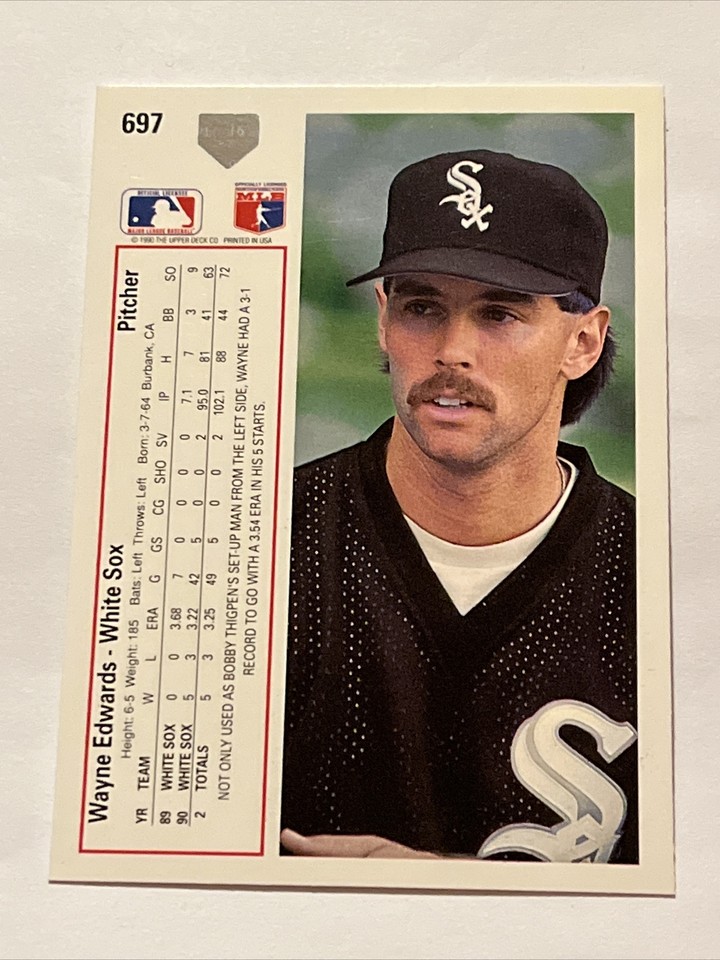 1991 Upper Deck Baseball #697 Wayne Edwards MLB | eBay