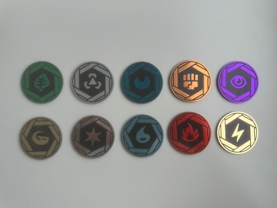 Pokemon 151 Mini-Tin Energy Coins Complete Set - SET OF 10 | eBay