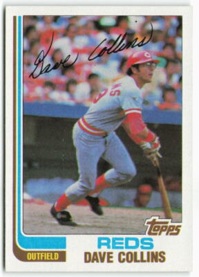 1982 Dave Collins Topps - Cincinnati Reds | eBay