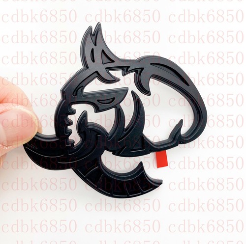 2x Elephant Hellephant Badge Emblem Matte Black for RAM F150 Charger ...