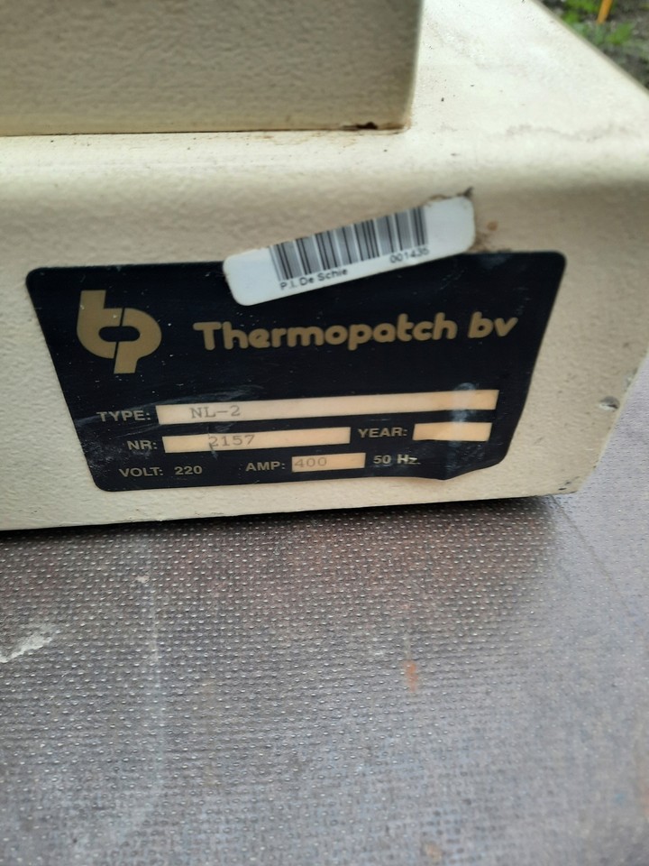 Thermopatch NL-2 Heat Transfer Press, Industrial Thermal Transfer Machine | eBay