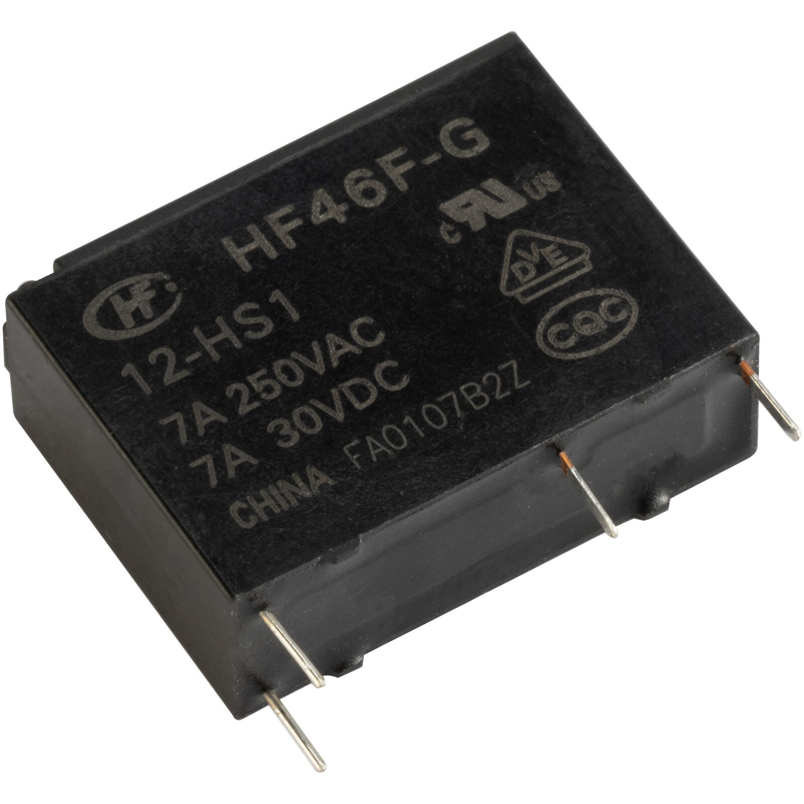 Hongfa HF46F-G/012-HS1 PCB Mount Relay 12V DC SPST for sale online | eBay