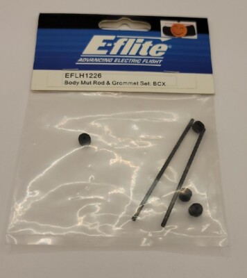 E-flite Body Mount Rod and Grommet Set BCX Rc Helicopter EFLH1226 | eBay