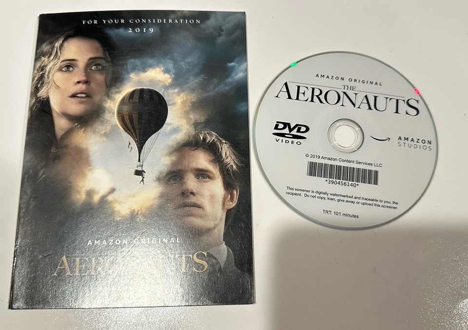 The Aeronauts FYC DVD 2019 Amazon Studios Original Eddie Redmayne ...