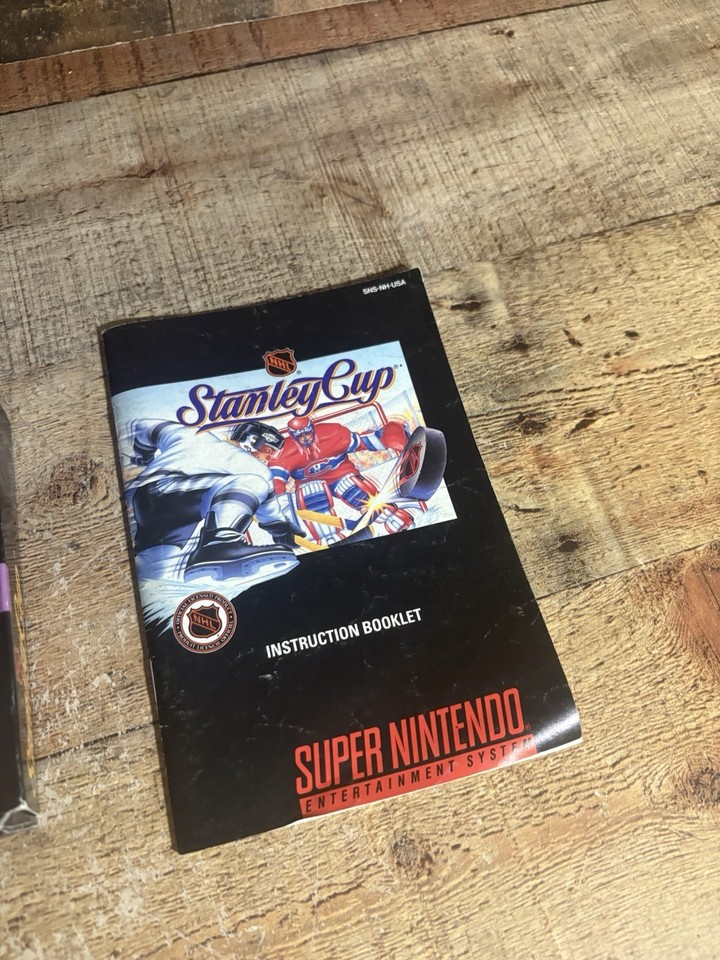 NHL Stanley Cup (Super Nintendo Entertainment System, 1993) - Complete ...