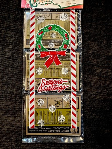 1961 TOPPS XMAS BASEBALL RACK PACK DALLAS GREEN TONY CURRY RC WALTER ...