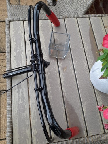 New Old Stock Vintage Rod Brake Handlebars In Original Black Painted ...