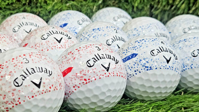 Callaway Supersoft Splatter 360 Golf Balls x14 B grade FREE BALL CLOTH ...