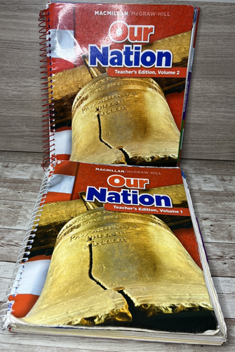 Our Nation Teacher's Editions (Vol 1, 2) Macmillan McGraw-Hill -5th ...
