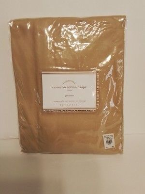 Pottery Barn pair of cameron cotton drape grommet 50x84 | eBay
