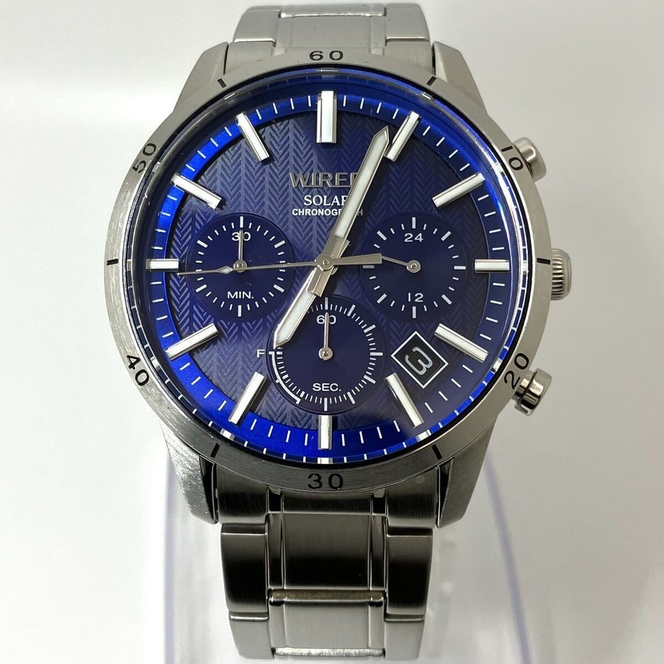 Seiko Wired Solar Watch Power Reserve Used Good Condition Free Shipping ...