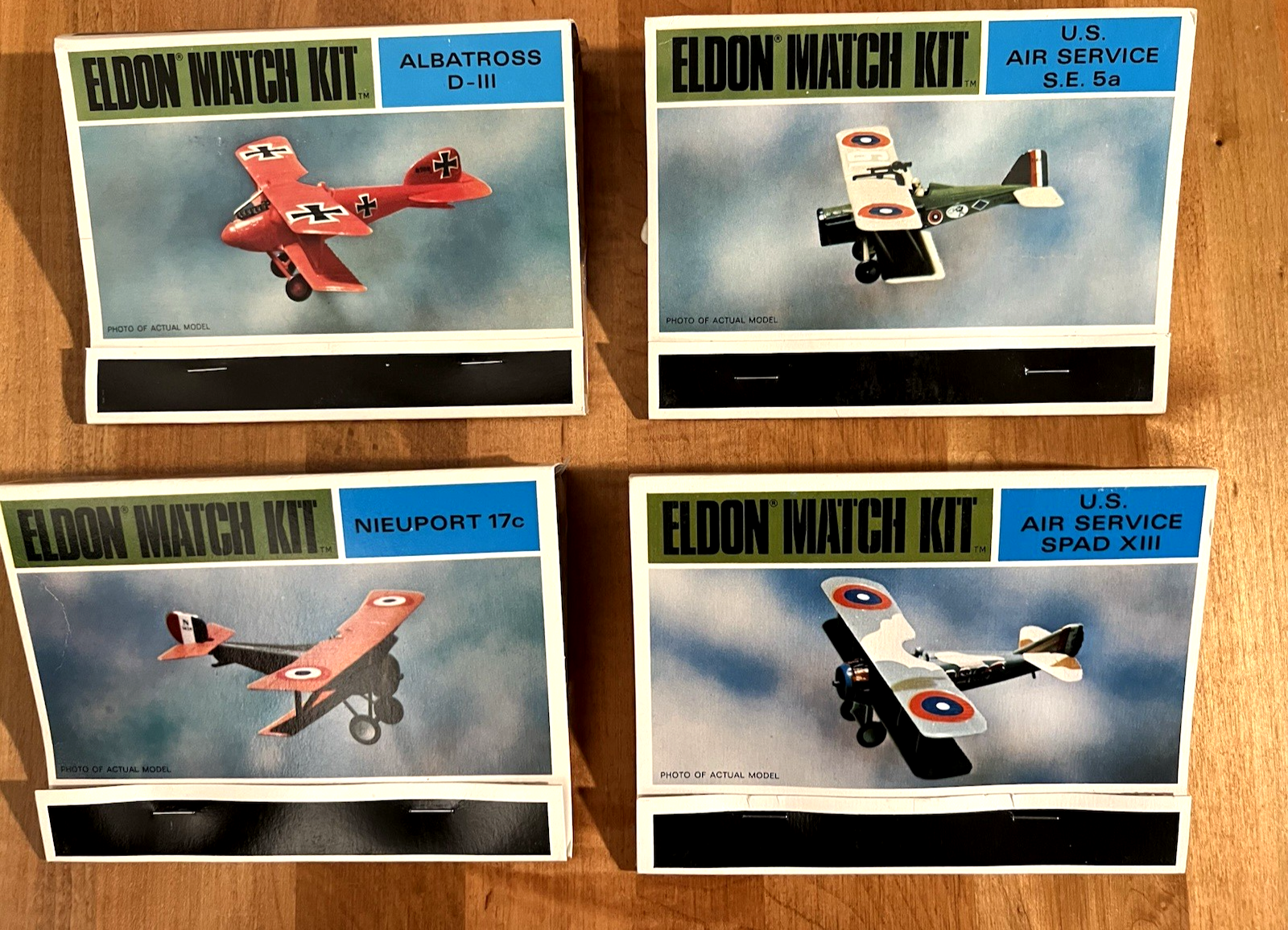 1/72 Scale WWI Aircraft Model Kits RARE VINTAGE 1968 Eldon Match Kits LOT 4x | eBay