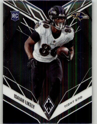 2022 Panini Phoenix Isaiah Likely Rookie #154 RC Baltimore Ravens | eBay