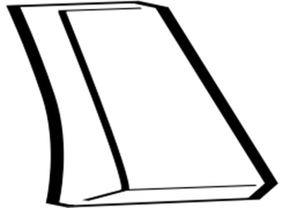 75756-60050 Toyota Moulding, front door window frame, rear lh ...