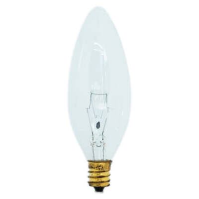 US-Style Light Fitting Candle Incandescent Light Bulb E12 240V 25W ...