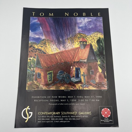 Contemporary Southwest Galleries 1988 Print Ad 8x10" New Mexico Artist ...