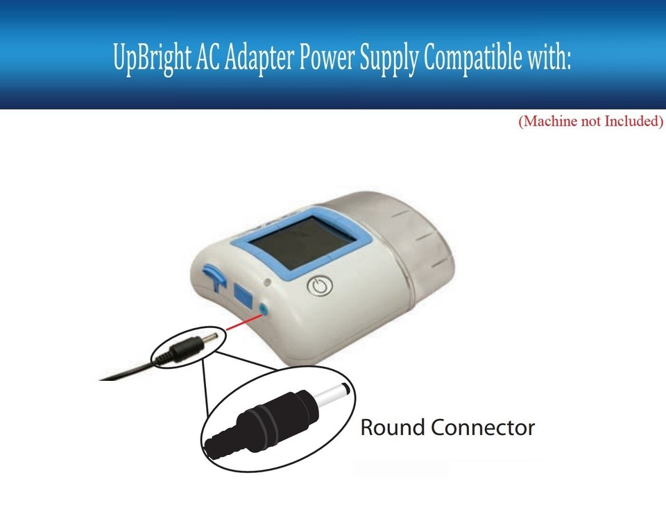 Barrel Upbright AC/DC Adapter For KCI 3M ActiV.A.C. Wound Vac Therapy ...