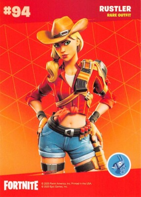 Fortnite Series 2 Panini Base Trading Card -RUSTLER #94 - USA Print | eBay