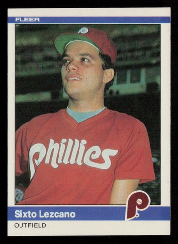 1984 Fleer Sixto Lezcano #38 Philadelphia Phillies Baseball Card | eBay