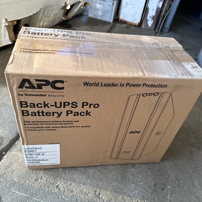 New APC Back-UPS Pro Battery Pack 24V Backup UPS Black (BR24BPG ...
