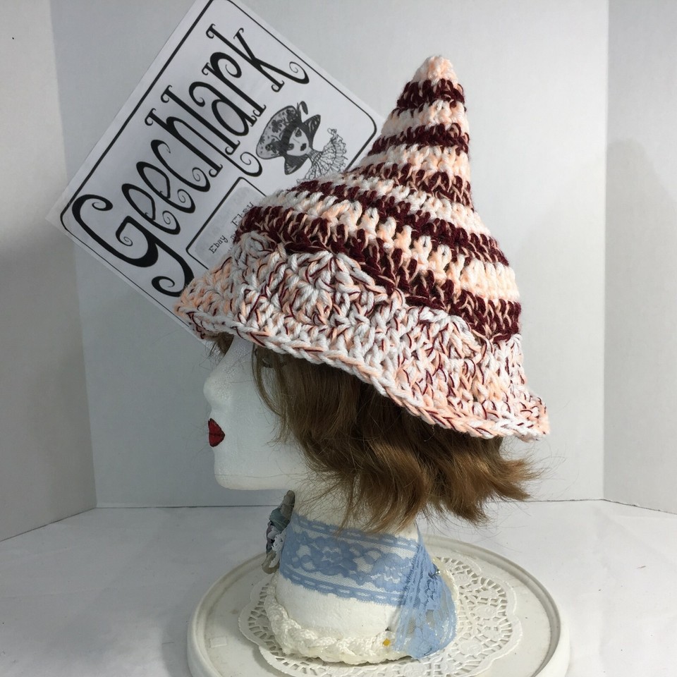 Hedge witch hat, wizard, elf, gnome, beanie, fairy cap, Geechlark 6407 ...
