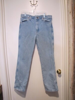 Wrangler Mens blue jeans size 34 - 31 inch inseam | eBay