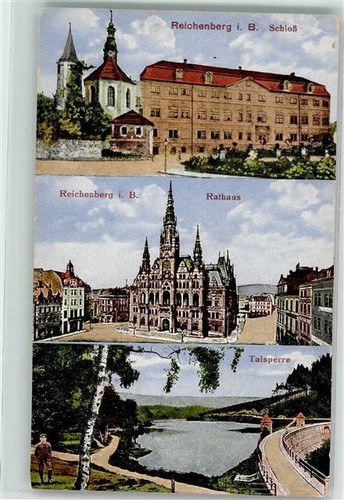 39507624 - Liberec Schloss Rathaus Talsperee Liberec / Reichenberg ...