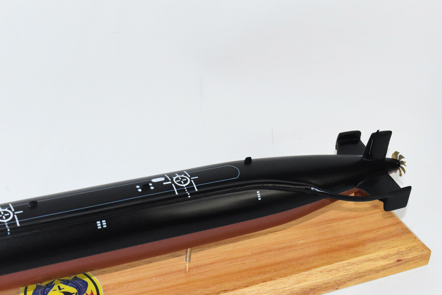 USS Billfish SSN-676 Submarine Model, US Navy, Scale Model, Mahogany ...