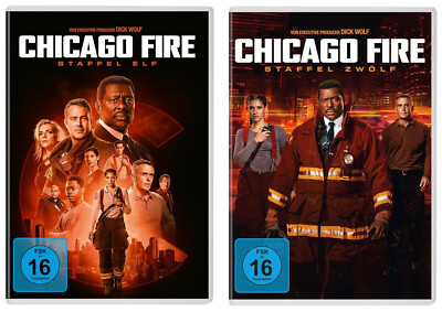 8 DVDs * CHICAGO FIRE - SEASON / STAFFEL 11 + 12 IM SET # NEU OVP ...