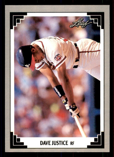 1991 Leaf #77 Dave Justice - Atlanta Braves | eBay