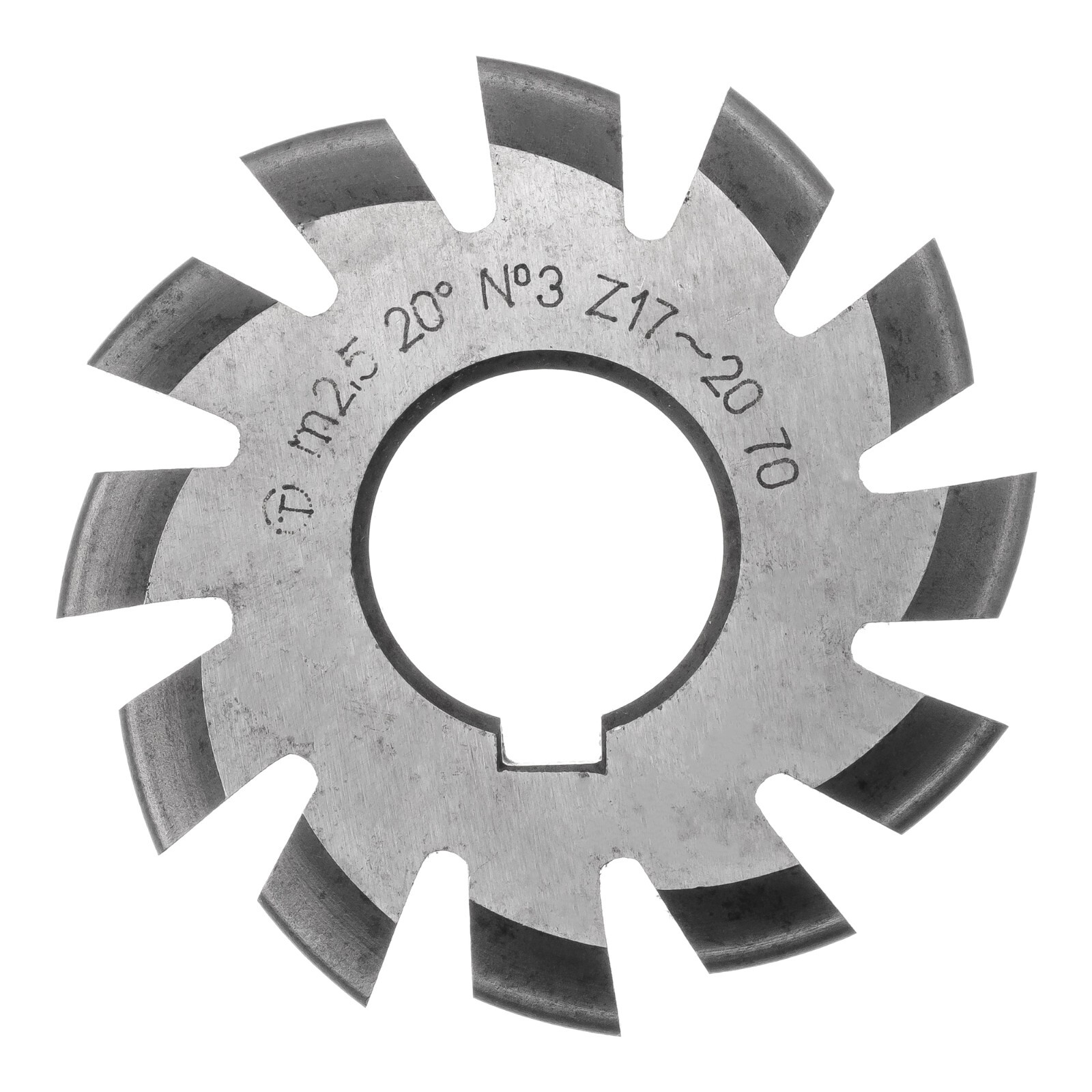 M2.5 No.3 20 Degree HSS Involute Gear Cutter Module Rack Milling Lathe ...