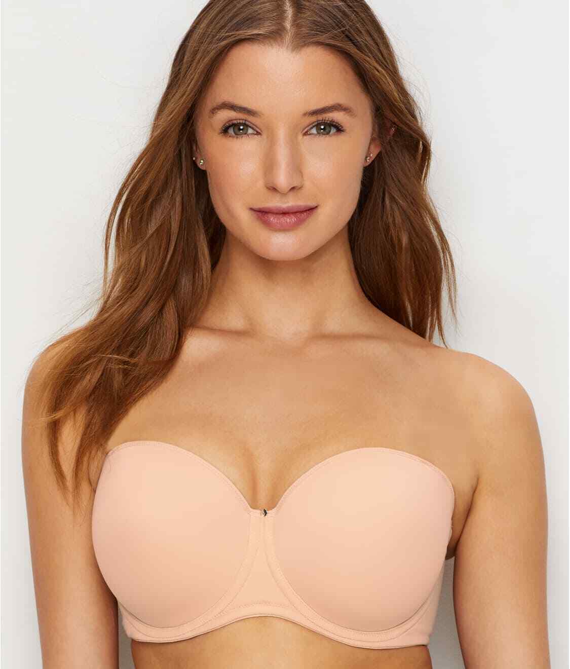 Fantasie NATURAL BEIGE Aura Underwire Seamless Strapless Bra, US 36I ...