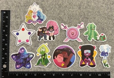 Lot of 10 Assorted Steven Universe Cartoon Stickers | eBay