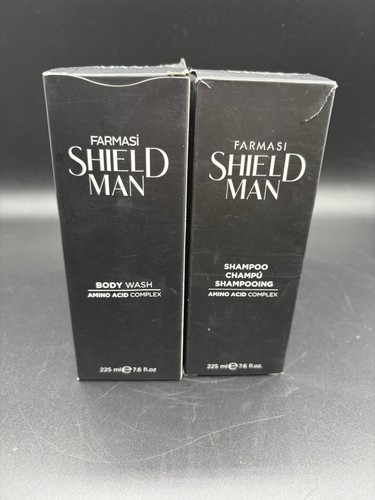 Farmasi Shield Man Body Wash And Shampoo Amino Acid Complex 7.6 Oz | eBay