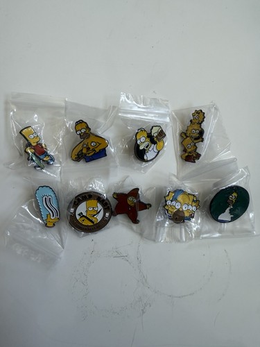 The Simpson Pin Lot of 9 Bart Homer Lisa Simpson | eBay