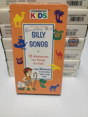 Silly Songs (VHS, 1995) Cedarmont Kids Video Sing Along *BUY 2 GET 1 ...