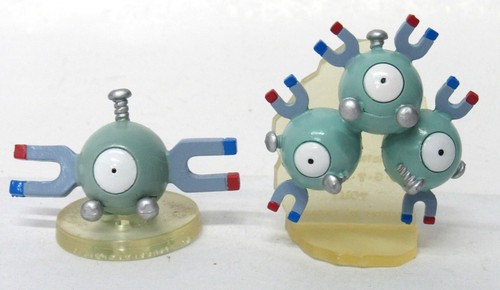 TOMY Pokemon Monster Collection CGTSJ 2" Magnemite Magneton Very Nice ...